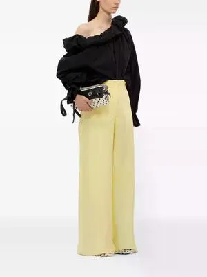 MSGM Ruffled-neck Blouse