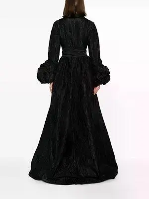BARUNI Shimmer Belted Gown