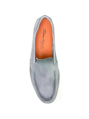 Santoni Malibu Slip-on Loafers - Blue