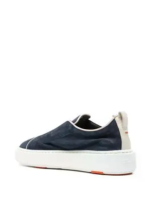 Santoni Victory Slip-on Sneakers - Blue