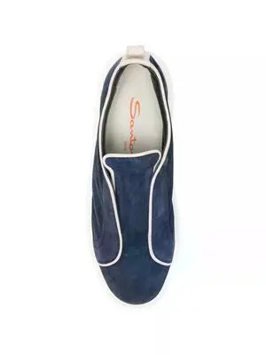 Santoni Victory Slip-on Sneakers - Blue