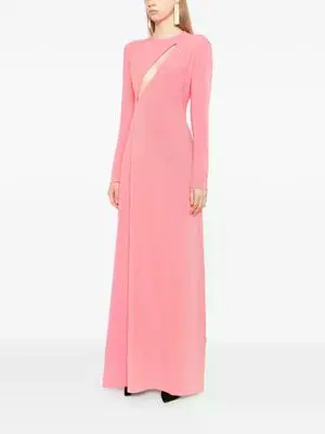 TOM FORD Cutout Long-sleeve Dress - Pink