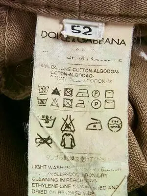 Dolce & Gabbana Cotton Trousers - Brown