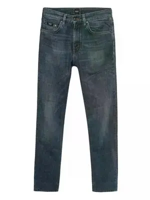 BOSS Whiskering-effect Straight Leg Jeans