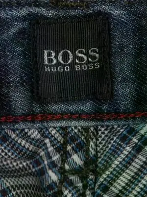 BOSS Whiskering-effect Straight Leg Jeans