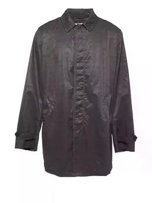 ARMANI Check-pattern Overcoat