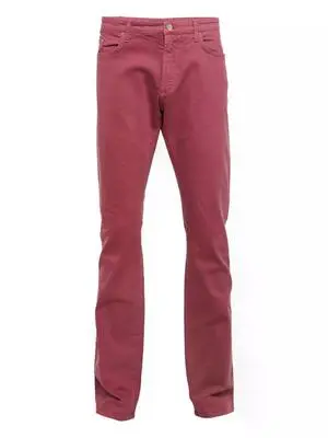 Etro Logo Patch Trousers - Red