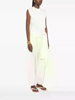 RÓHE Wrap-around Cut-out Top - Neutrals