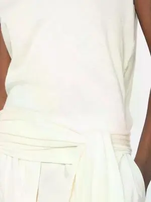 RÓHE Wrap-around Cut-out Top - Neutrals