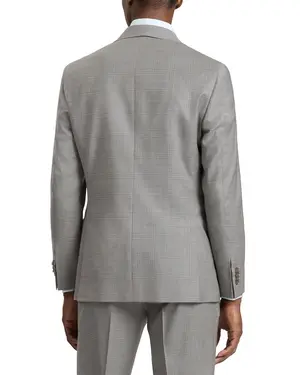 Ted Baker London Modern Fit Plaid Suit Jacket - Grey