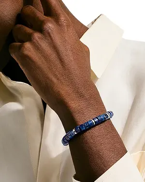 John Hardy Sterling Silver And Bead Bracelet