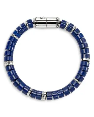 John Hardy Sterling Silver And Bead Bracelet