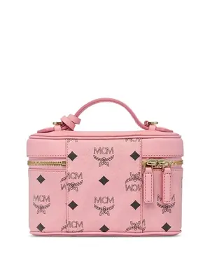 Mcm Aren Mini Visetos Crossbody Bag - Soft Pink