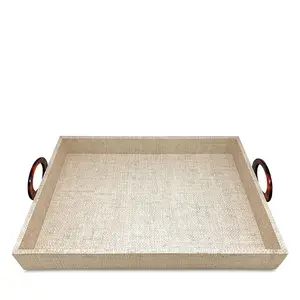MARIPOSA Capri Handled Tray - Beige