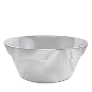 MARIPOSA Flower Pot Salad Bowl - Silver