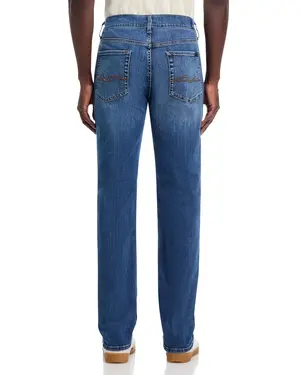 7 For All Mankind Slimmy Slim Straight Fit Jeans - Brink