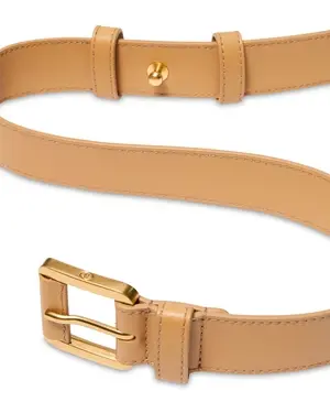 Michael Kors Kaitlin Roller Buckle Belt - Cashew