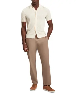 Ted Baker London Jorien Short Sleeve Crochet Stitch Button Through Shirt
