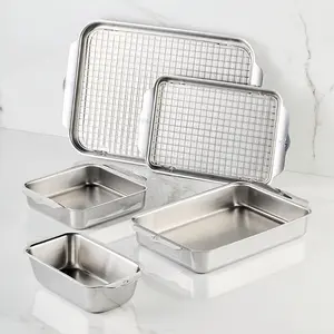 HESTAN Provisions Ovenbond Gourmet Essentials 7 Piece Set - Silver