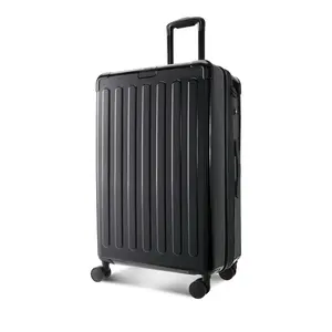 HEDGREN Hedge Glossy Large Expandable Spinner Checked Bag - Nocturne