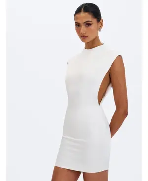 MISS CIRCLE NEW YORK Raegan Jacquard Mini Dress