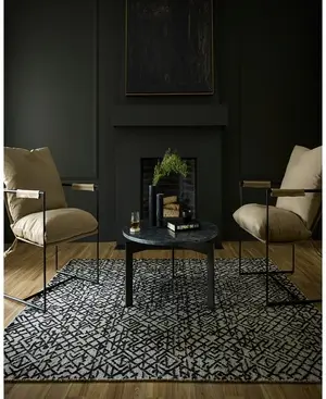 MINK PREMIER Mink Home Aurelia Aur06 8'x10' Area Rug - Silver