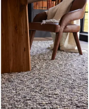 MINK PREMIER Mink Home Bellerose Bel01 9'x12' Area Rug - Charcoal