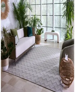 MINK PREMIER Mink Home Sorelle Sor01 8'x10' Area Rug - Ash
