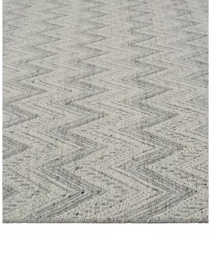 MINK PREMIER Mink Home Sorelle Sor01 9'x12' Area Rug - Glacier