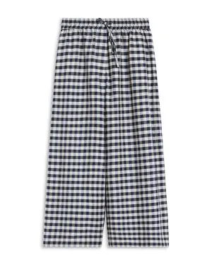 Max Mara Wkddonare Plaid Wide Leg Pants