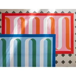 MATOUK Ribbon Beach Towel - Flamingo