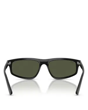 Ray-ban Rectangular Sunglasses, 59mm - Black