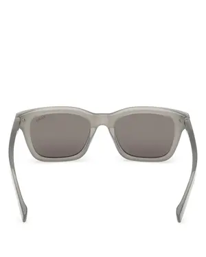 Zegna Geometric Sunglasses, 54mm - Grey