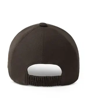 Zegna Linen Baseball Cap - Dark Brown
