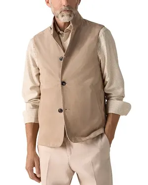 Zegna Leather Vests For Men
