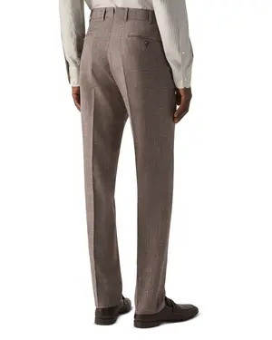 Zegna Slim Fit Pleat Trousers