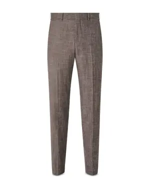Zegna Slim Fit Pleat Trousers