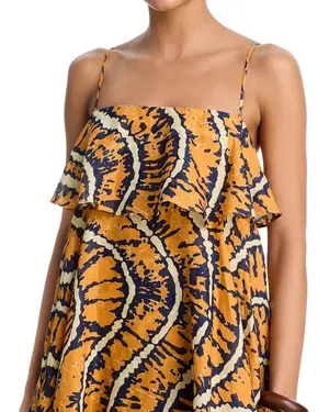ALEMAIS Ripple" Tiered Maxi Dress