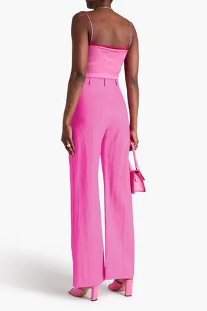 Jacquemus Gabardine Straight-leg Pants - Pink