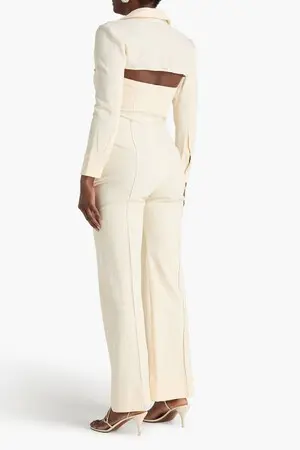 Jacquemus La Combinaison Asao Cutout Slub Woven Jumpsuit