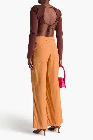 Jacquemus Nottie Pleated Wide-leg Pants