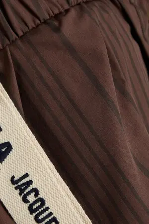 JACQUEMUS X TEKLA Strapless Cropped Top - Brown