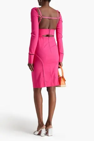 Jacquemus Cerro Draped Wool-blend Dress
