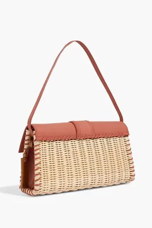 Jacquemus Le Bambino Long Osier Shoulder Bag - Brick