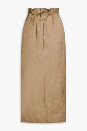 Jacquemus La Montagne Crinkled Satin-crepe Midi Skirt