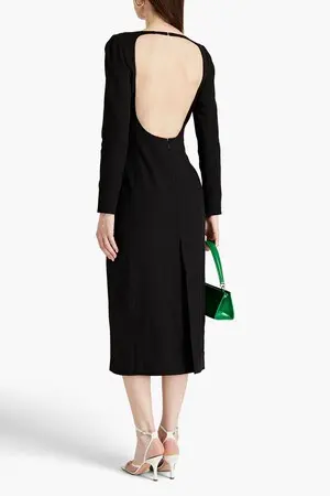 Jacquemus Woven Open-back Midi Dress