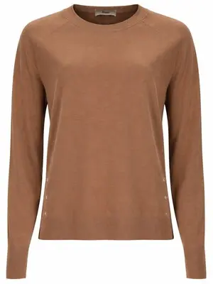 Herno Maglia Con Bottoni Laterali - Blue