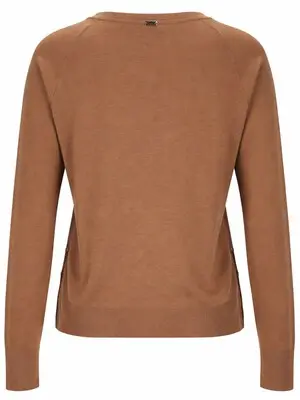 Herno Maglia Con Bottoni Laterali - Blue