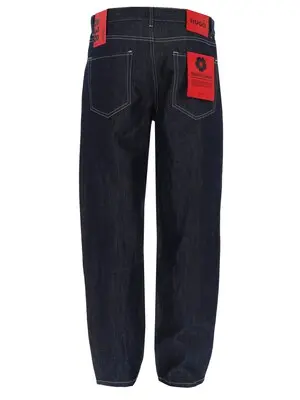 Hugo Jeans In Cotton Denim - Blue