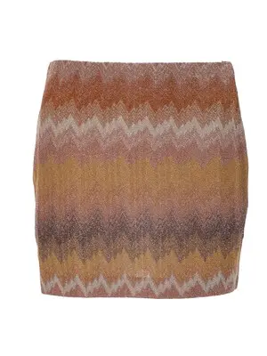 Missoni Mini Skirt With Snake Pattern - Multicolour